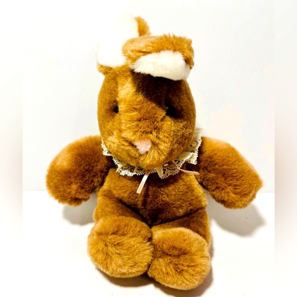 Gund | Toys | Gund Brown Bunny Rabbit Vintage Plush Stuffed Animal 985 ...